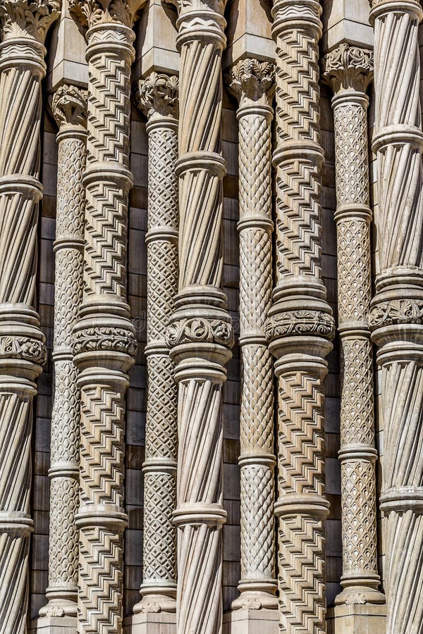 Beautiful, Architectural Background with Columns Stock Image - Image of ...