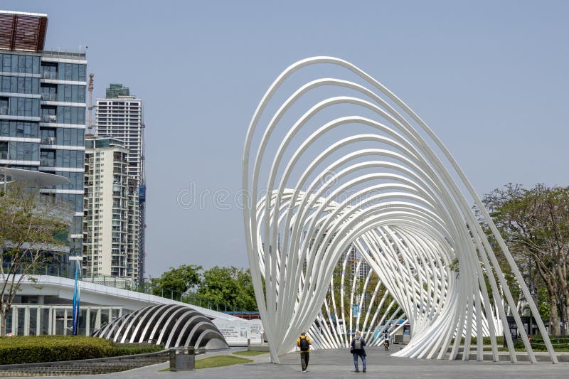 Beautiful Architectural Structure Inside the OCT Harbour in Shenzhen ...