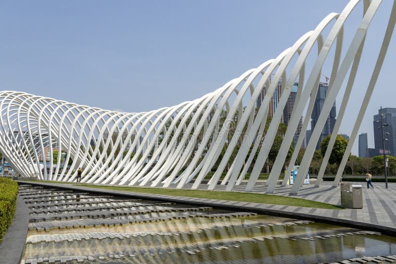 Beautiful Architectural Structure Inside the OCT Harbour in Shenzhen ...