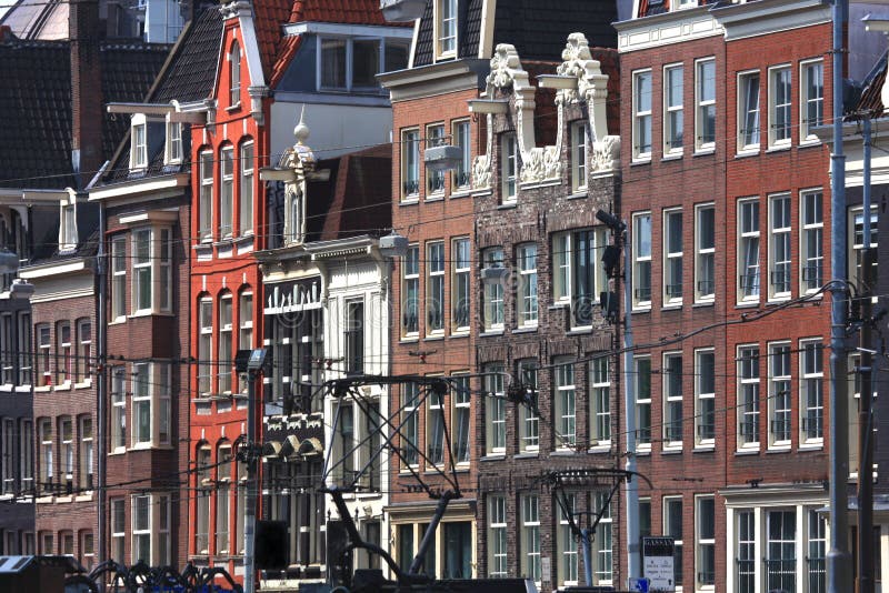 Beautiful Architecture of Amsterdam City, Holland Stock Photo - Image ...