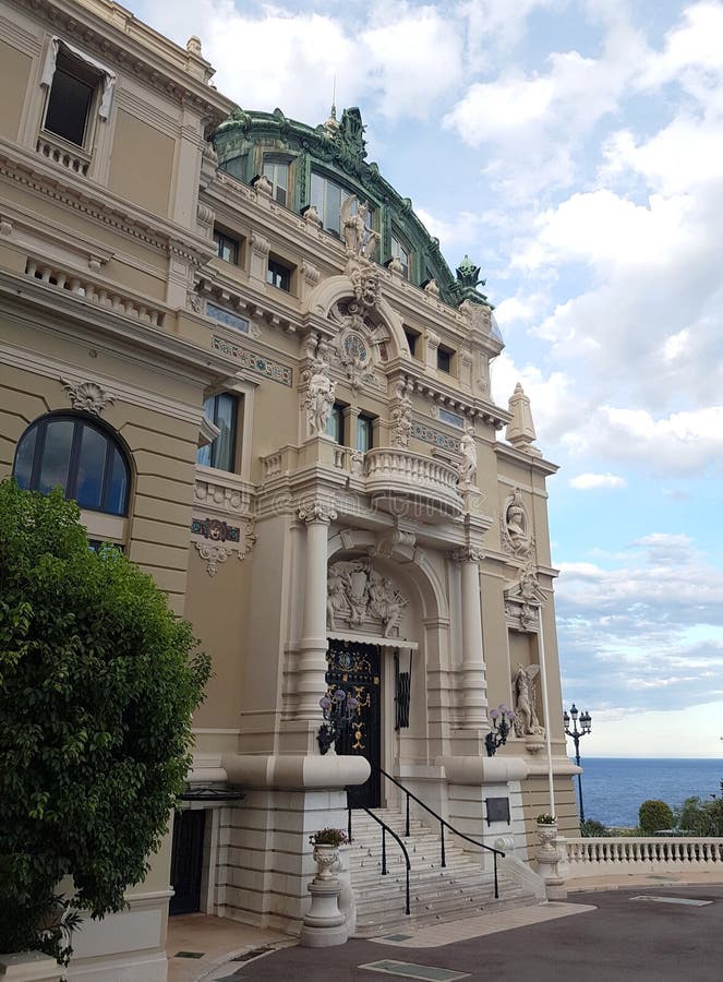 Monaco opera stock image. Image of landmark, cote, architecture - 33640213