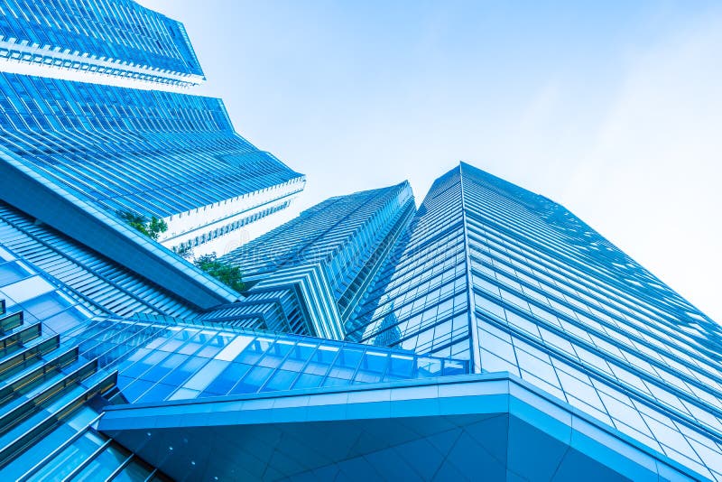 Beautiful Architecture Business Office Building Exterior Stock Image ...