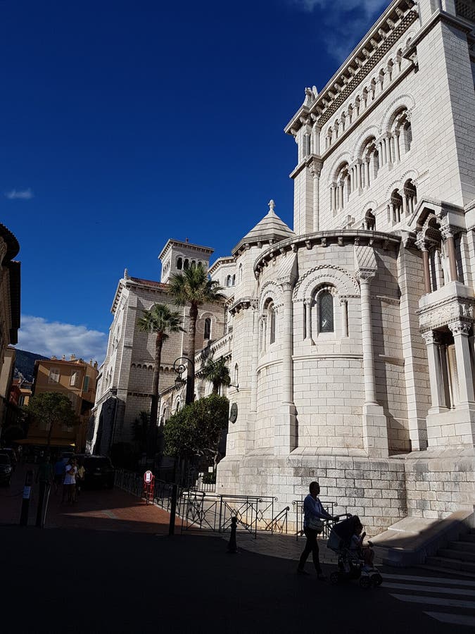 Catholic Cathedral in Monaco Editorial Image - Image of church ...