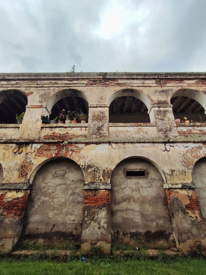 Beautiful Architecture Design of an Old Fort Stock Photo - Image of ...