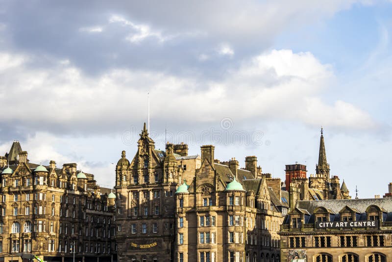 Beautiful Architecture - Edinburgh, Scotland Stock Image - Image of ...