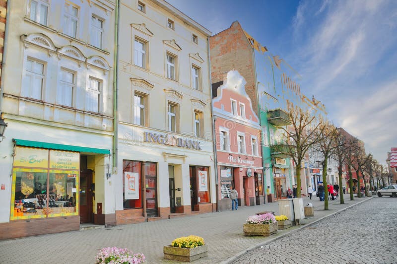 Beautiful Architecture of Leszno City. Poland Editorial Stock Photo ...