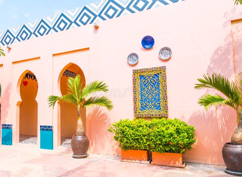 Beautiful Architecture Morocco Style Stock Photo - Image of traditional ...