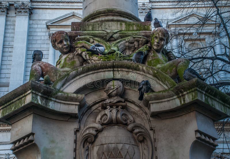 The Beautiful Architecture of the Pillars Stock Photo - Image of ...