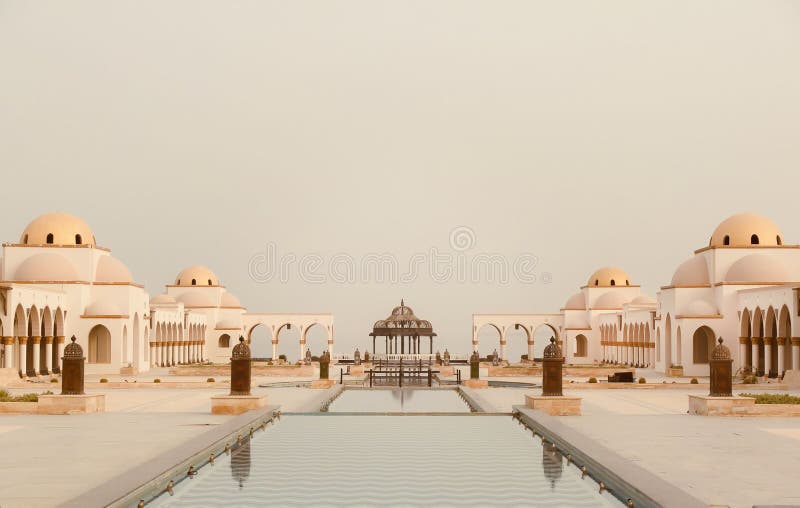Beautiful Architecture of Sahl Hasheesh, Egypt. Stock Image - Image of ...