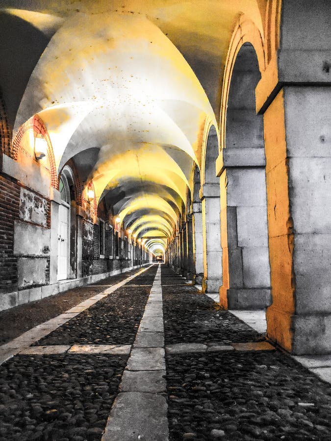 Beautiful Architecture with Unique Shapes and Luminosity Stock Image ...