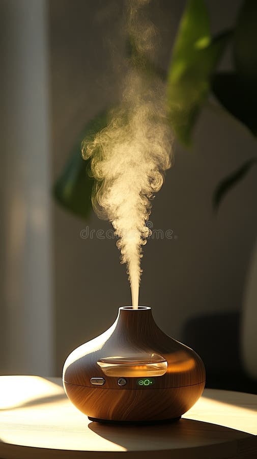 Beautiful Aromatherapy Diffuser Releasing Calming Mist Pic Stock Photos ...