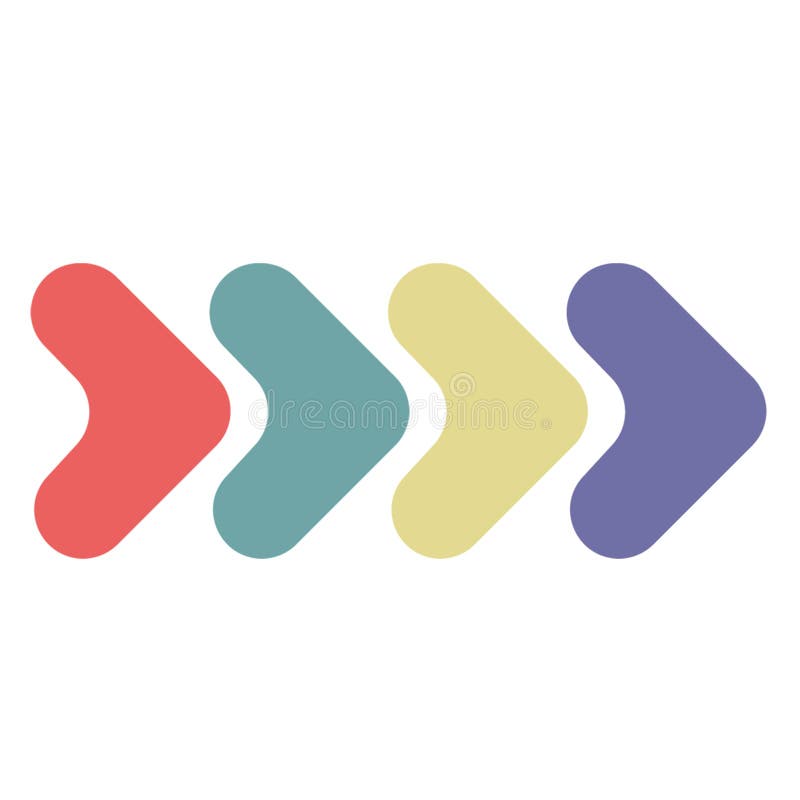 Beautiful Arrow Left Right Up Down Lower Upper Stock Illustration ...