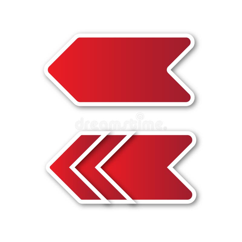 Beautiful Arrow Left Right Up Down Lower Upper Stock Illustration ...