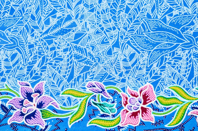 The Beautiful of Art Batik Textile Pattern Stock Photo - Image of craft ...