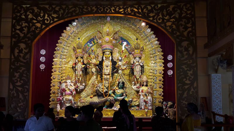 Beautiful Art of Lord Devi Durga Editorial Image - Image of durga ...