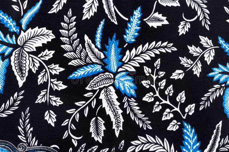 The Beautiful of Art Malaysian and Indonesian Batik Pattern Stock Image ...