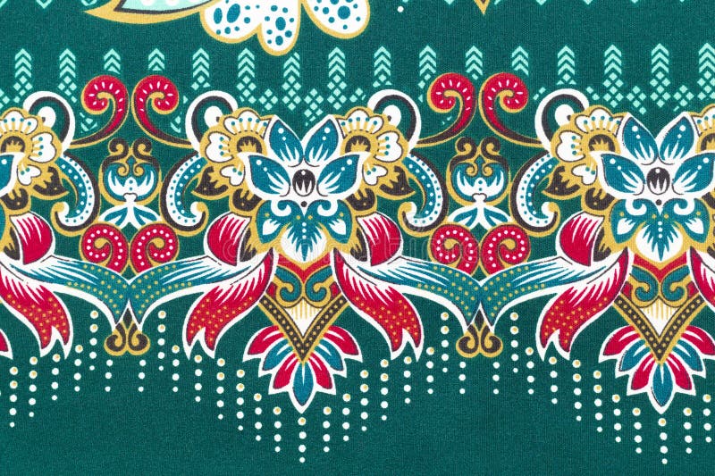 The Beautiful of Art Malaysian and Indonesian Batik Pattern Stock ...