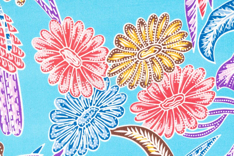 Beautiful of Art Malaysian and Indonesian Batik Pattern Stock ...