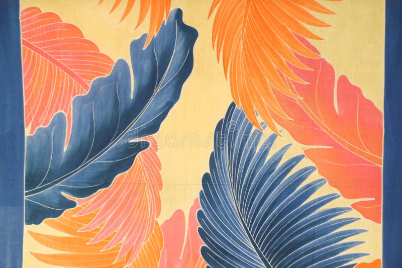 The Beautiful of Art Malaysian and Indonesian Batik Pattern Stock ...