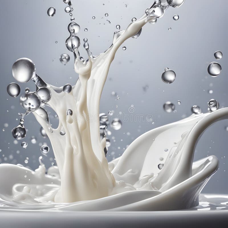 Milk splash stock photo. Image of flowing, motion, nutrition - 33359202