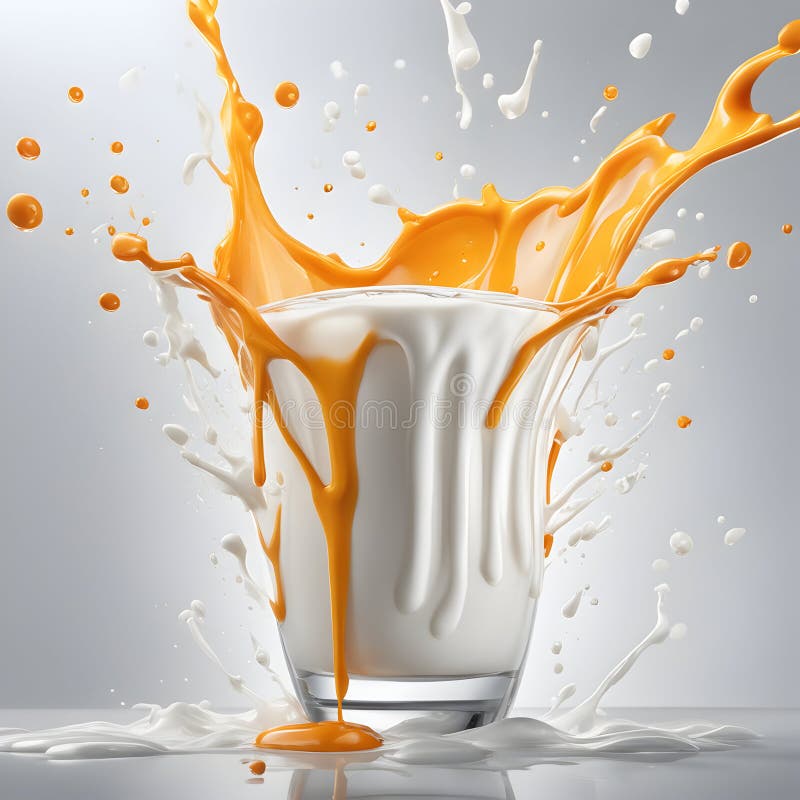 Milk splash stock photo. Image of flowing, motion, nutrition - 33359202