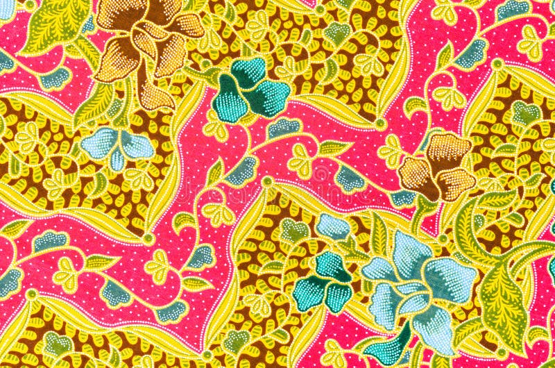 The Beautiful of Art Batik Pattern Stock Photo - Image of javanese ...