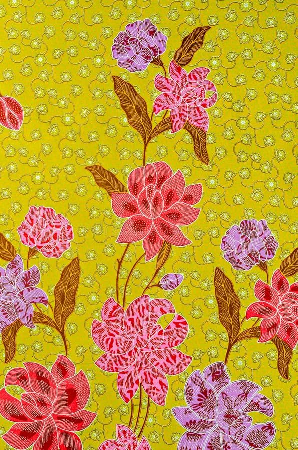 The Beautiful of Art Pattern for Traditional Clothes Batik Pattern ...