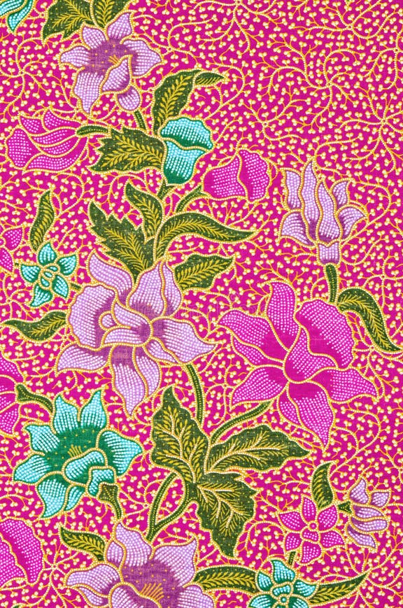 Beautiful of Art Thai Batik Pattern Stock Illustration - Illustration ...