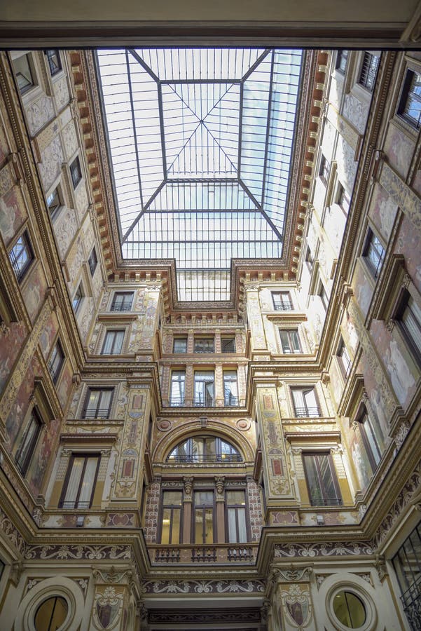 Beautiful Artistic Historical Building in the Center of Rome Stock ...