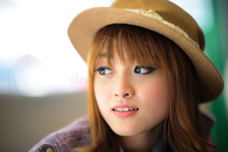 Beautiful asian girl stock photo. Image of room, pretty - 40878654