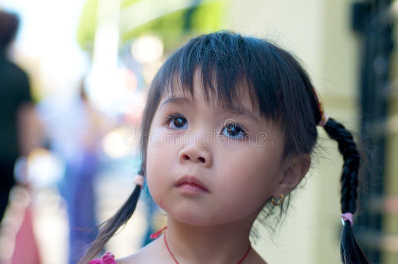 Beautiful Asian Kid in Chinatown Editorial Stock Photo - Image of ...
