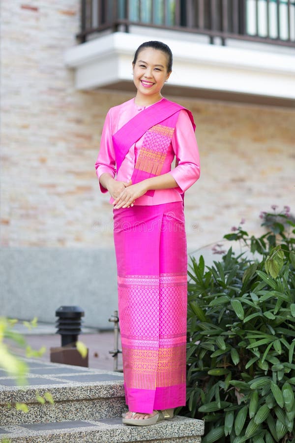 Beautiful Asian Woman with Welcome Expression. Stock Photo - Image of ...