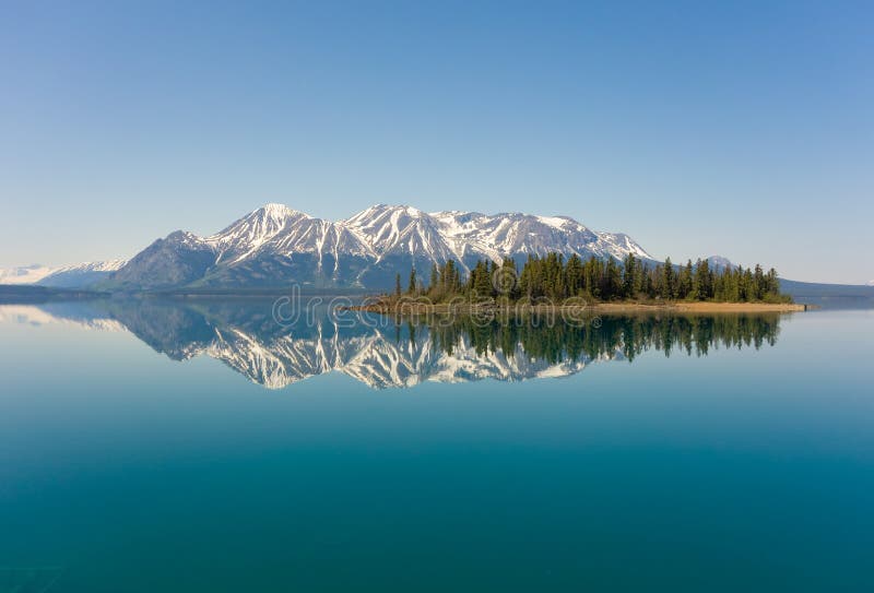 Beautiful Atlin Lake in the Springtime Stock Photo - Image of pristine ...