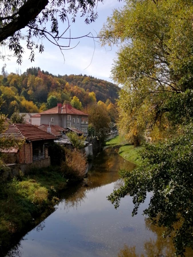 Autumn in Bulgaria stock image. Image of leaves, blue - 11600441