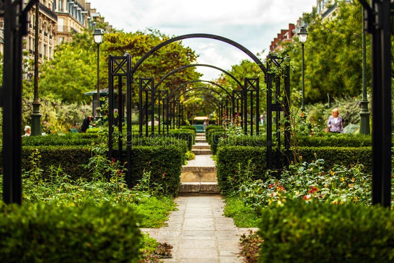Beautiful Autumn European Park Elements Close-up. Stock Photo - Image ...