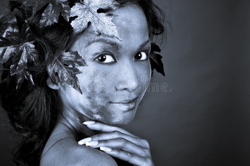 Beautiful autumn face stock photo. Image of beauty, cosmetic - 11366064