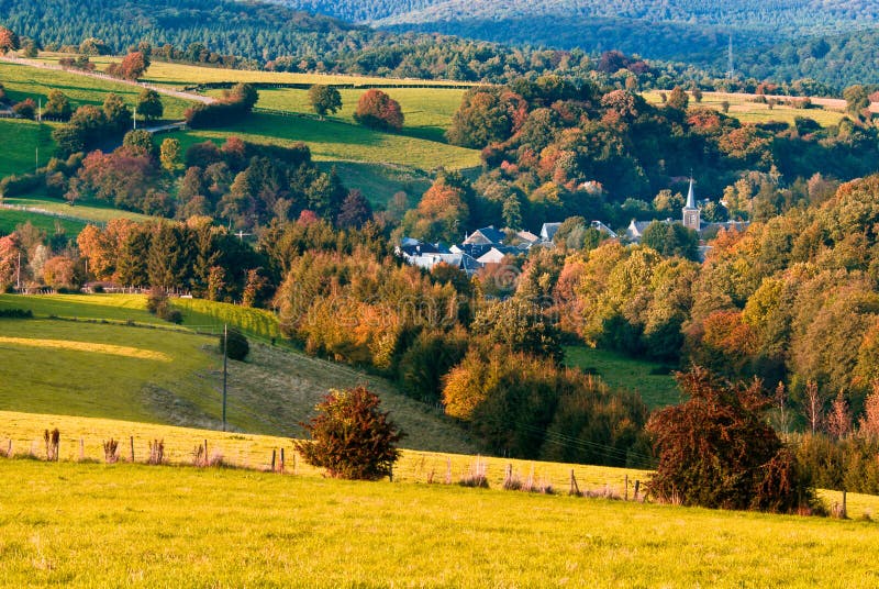 New England Rural Landscape Stock Photo - Image of pasture, gravel ...