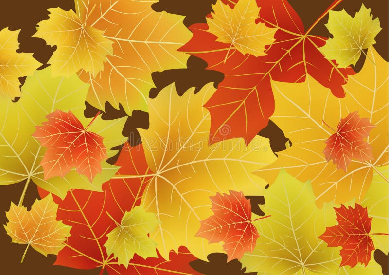 Autumn vector background stock vector. Illustration of leaves - 2959187