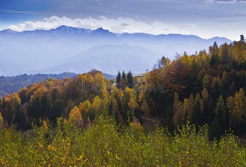 Beautiful autumn scenery stock image. Image of fall, mountains - 11668103