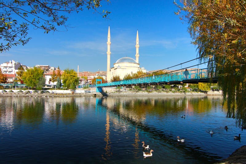 The Beautiful Avanos City in Turkey Stock Photo - Image of architecture ...