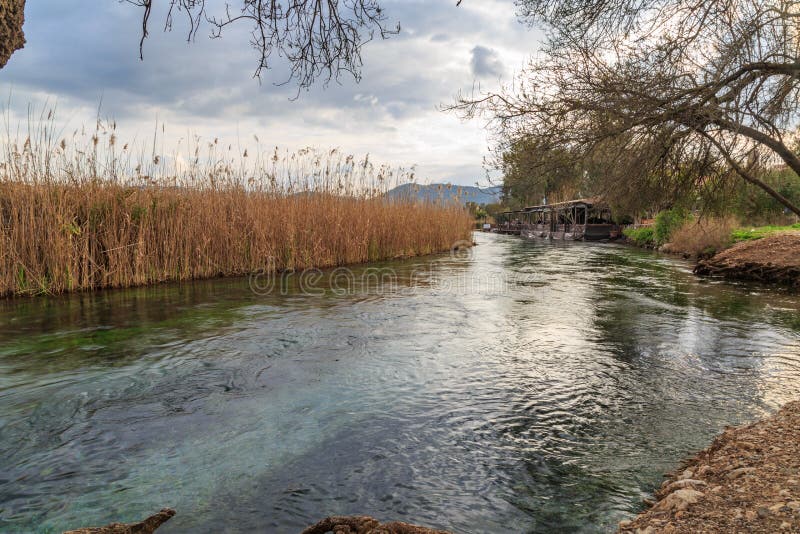 Beautiful Azmak River in Akyaka Stock Image - Image of pine, seaside ...