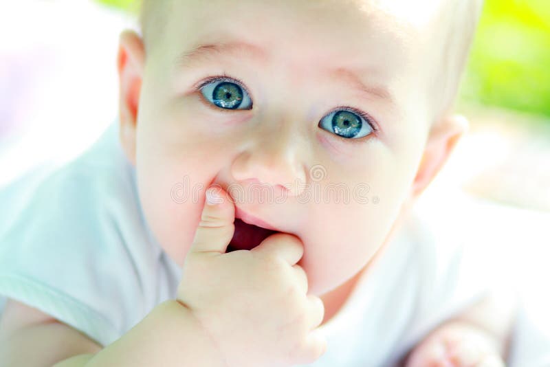 Beautiful baby stock image. Image of handsome, innocent - 31146517