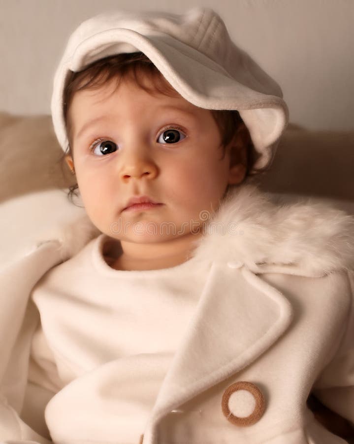 Beautiful baby girl stock photo. Image of background - 26625674