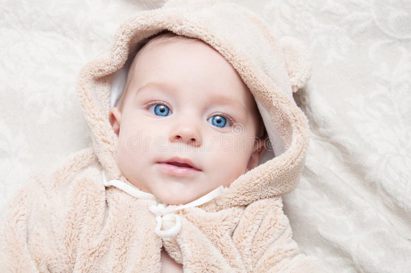 Beautiful baby girl stock photo. Image of newborn, human - 28031792