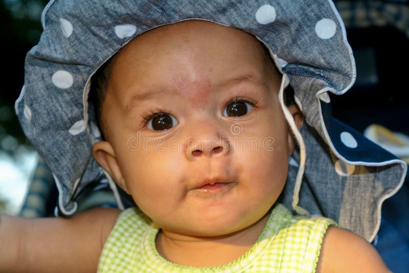 Beautiful Baby Girl in Summer Stock Photo - Image of human, happy: 3626084