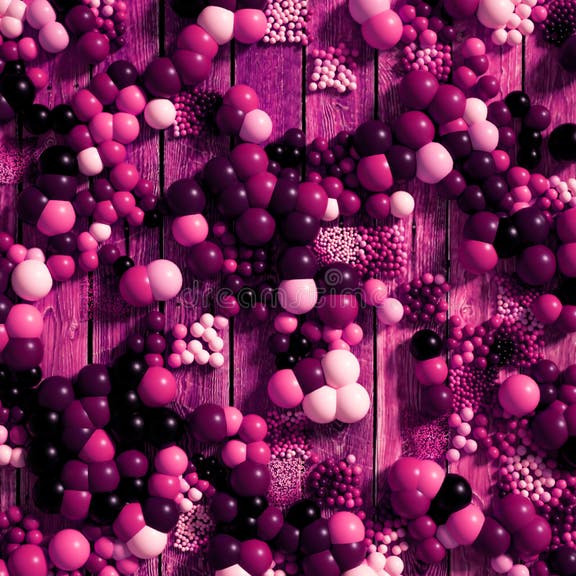 Beautiful Background with Balls, Science, Molecule, Atom. 3d ...