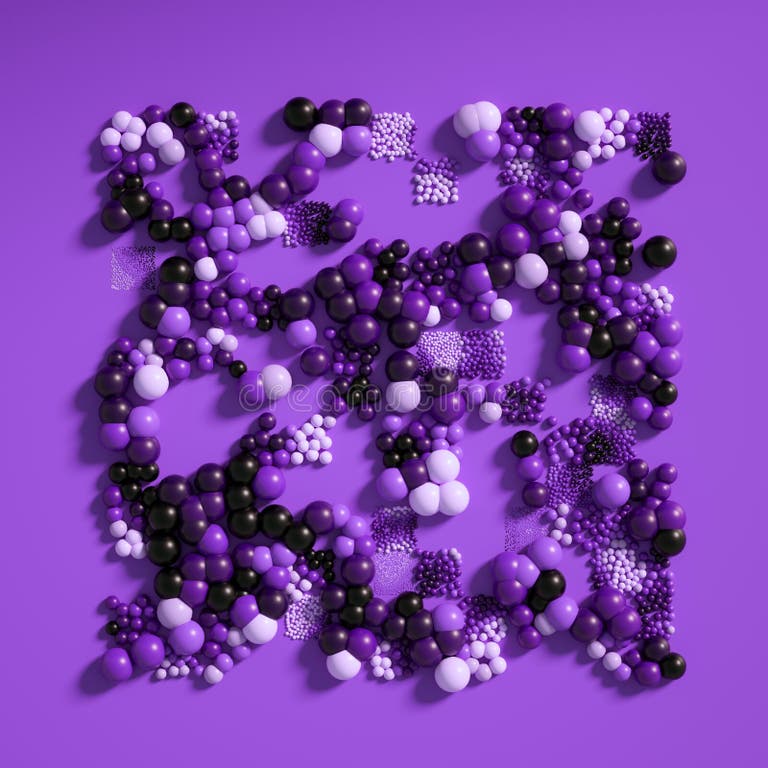 Beautiful Background with Balls, Science, Molecule, Atom. 3d ...