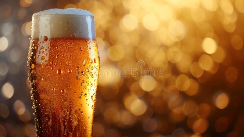 Beautiful Background for Beer Advertising Stock Image - Image of ...