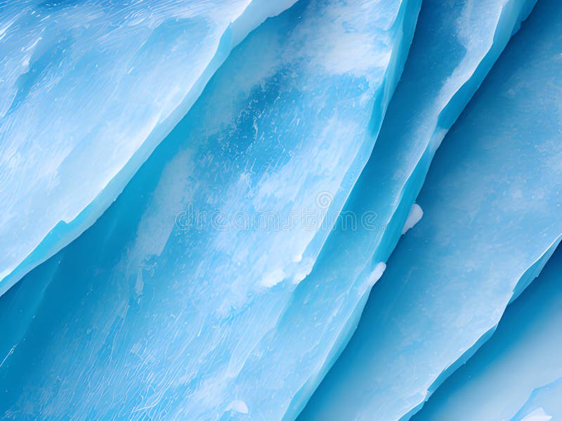 Beautiful Background of the Blue Ice Texture, AI Generated Stock ...