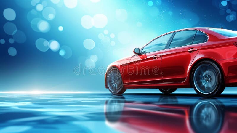 Beautiful Background for Car Rental Advertising Stock Photo - Image of ...